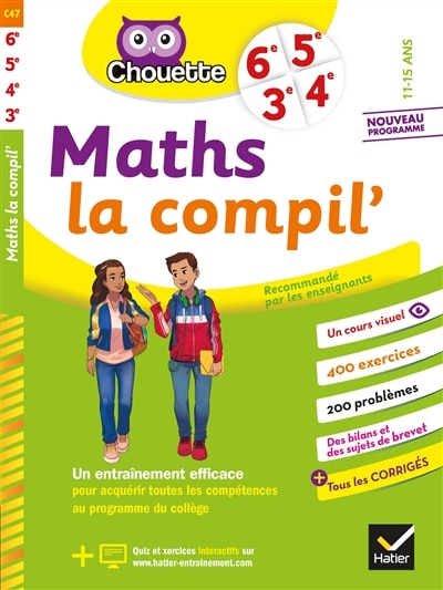 Maths, La Compil': 6e, 5e, 4e, 3e, 11-15 Ans Book By Gerard Bonnefond ...