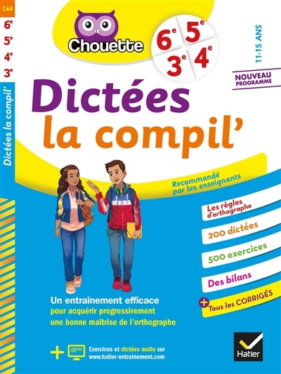 Dictées La Compil': 6e, 5e, 4e, 3e, 11-15 Ans Livre Par Sophie Valle ...