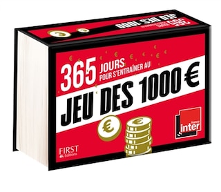 365 Jours Pour S'entraîner Au Jeu Des 1.000 Euros Book By First ...