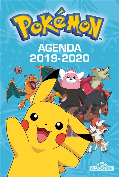 Pokémon: Agenda 2019-2020 Book By Livres Du Dragon Dor, ('tc') | Indigo