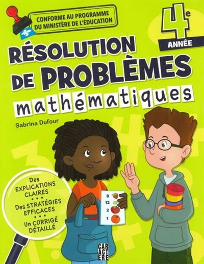 Résolution de problèmes Mathématiques 4ème année, livre de SABRINA ...