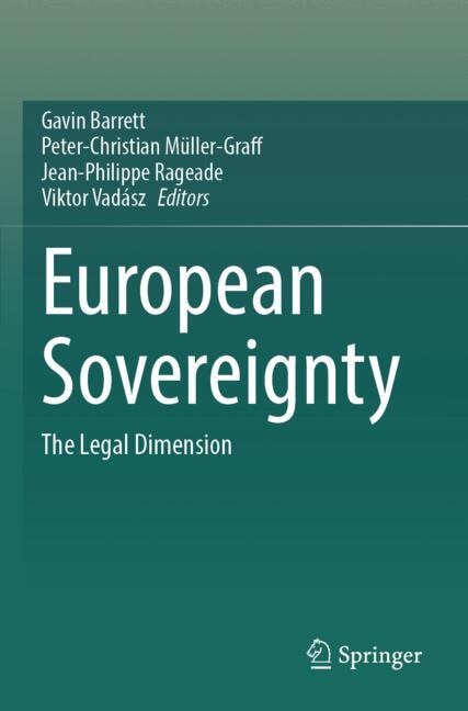 European Sovereignty: The Legal Dimension Book By Gavin Barrett, ('tp ...