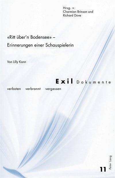 «ritt Ueber'n Bodensee» - Erinnerungen Einer Schauspielerin: Von Lilly ...