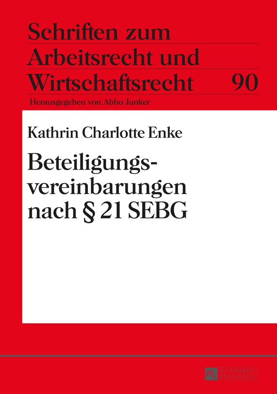 Beteiligungsvereinbarungen Nach § 21 Sebg Book By Kathrin Enke, ('tc ...