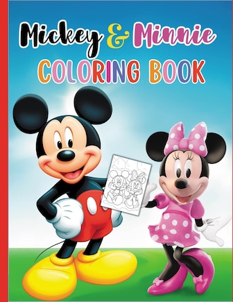 minnie mickey mouse coloring book