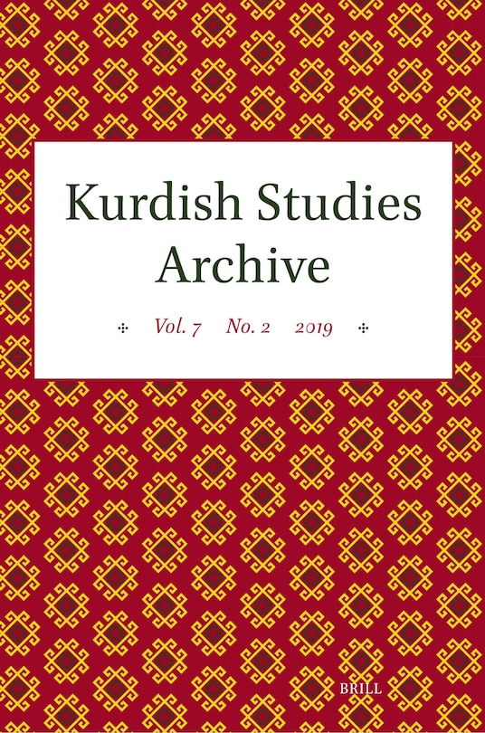 Kurdish Studies Archive: Vol. 7 No. 2 2019 ('tp') | Indigo