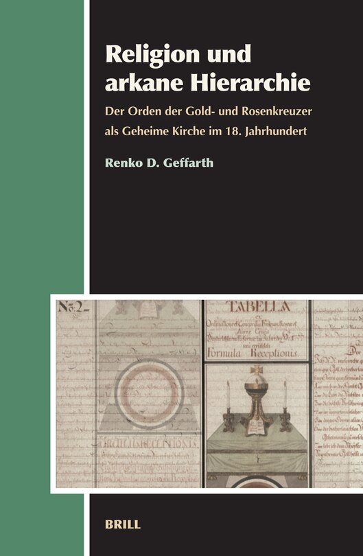 Religion Und Arkane Hierarchie: Der Orden Der Gold- Und Rosenkreuzer ...