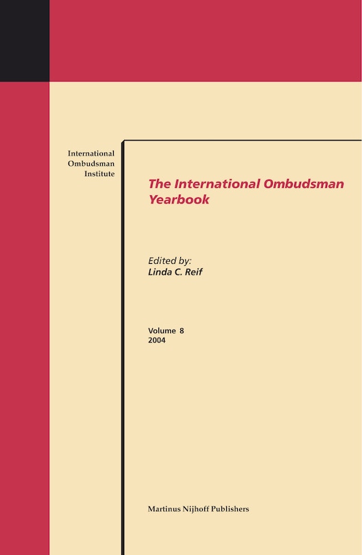 The International Ombudsman Yearbook, Volume 8 (2004) ('tc') | Indigo
