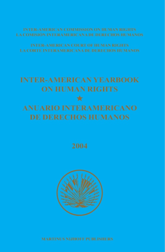 Inter-american Yearbook On Human Rights / Anuario Interamericano De ...