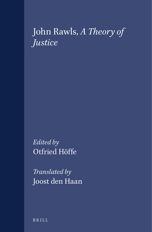 John Rawls, A Theory Of Justice ('tc') | Indigo