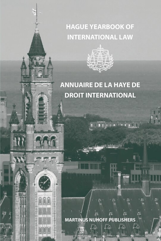 Hague Yearbook Of International Law / Annuaire De La Haye De Droit ...