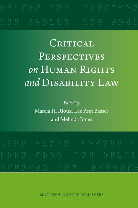 Critical Perspectives On Human Rights And Disability Law ('tc') | Indigo