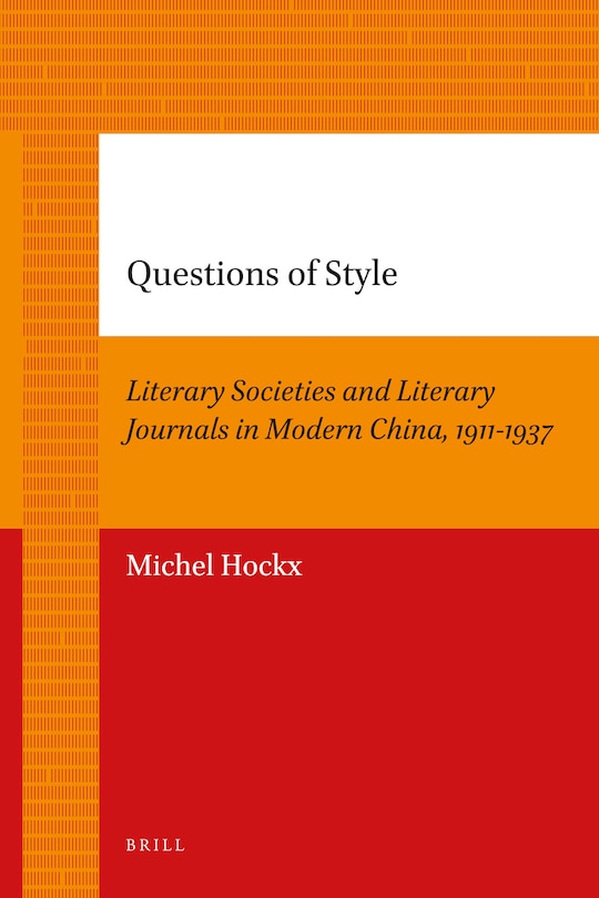 Questions Of Style: Literary Societies And Literary Journals In Modern ...