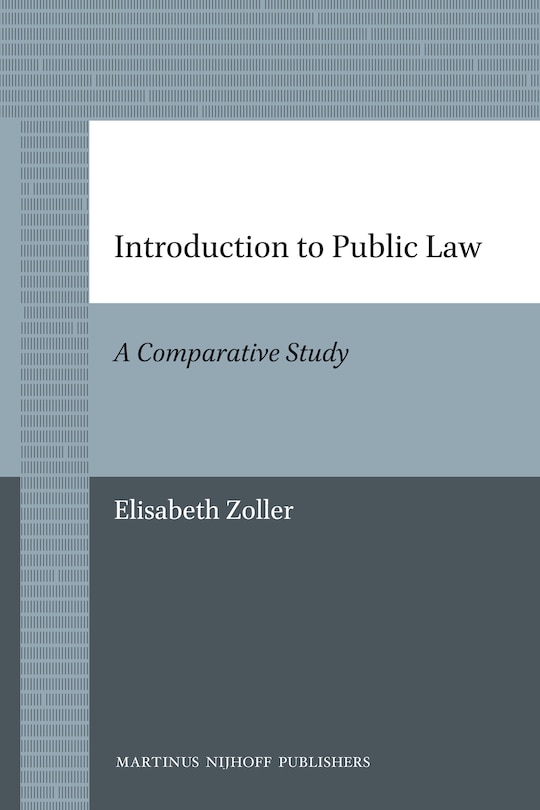 Introduction To Public Law: A Comparative Study Book By Elisabeth ...