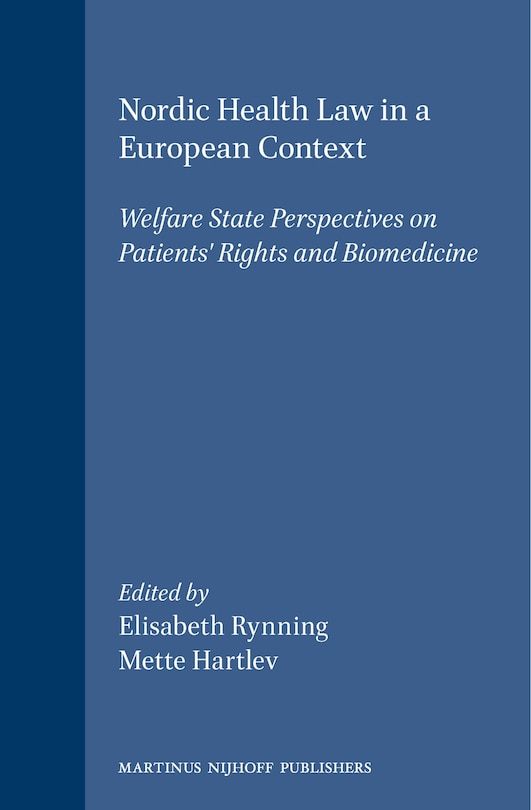 Nordic Health Law In A European Context: Welfare State Perspectives On ...