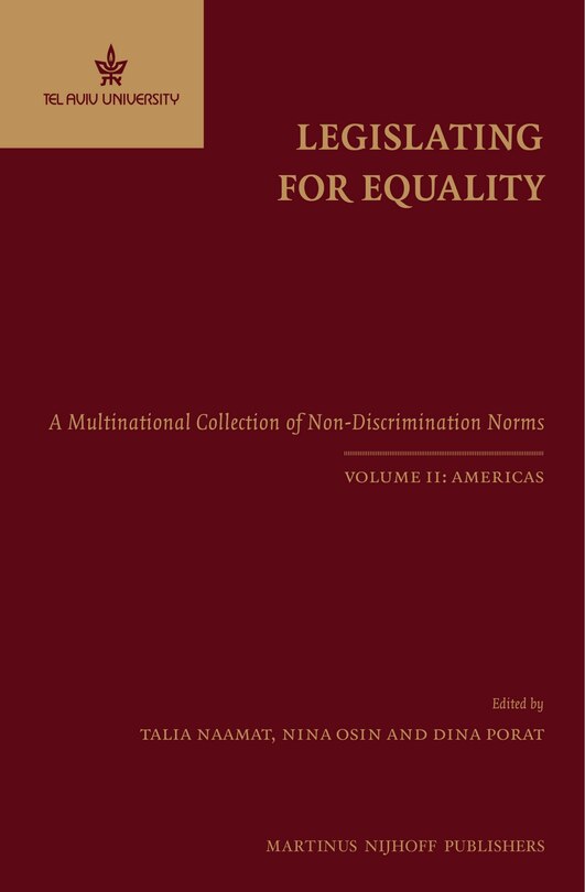 Legislating For Equality: A Multinational Collection Of Non ...