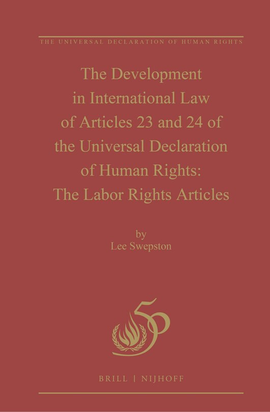 The Development In International Law Of Articles 23 And 24 Of The ...