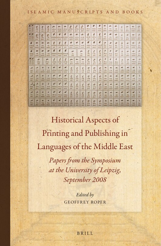 Historical Aspects Of Printing And Publishing In Languages Of The ...
