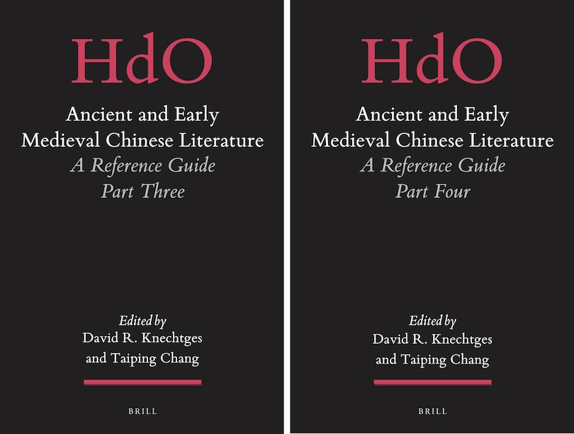 Ancient And Early Medieval Chinese Literature (vol. 3 & 4): A Reference ...
