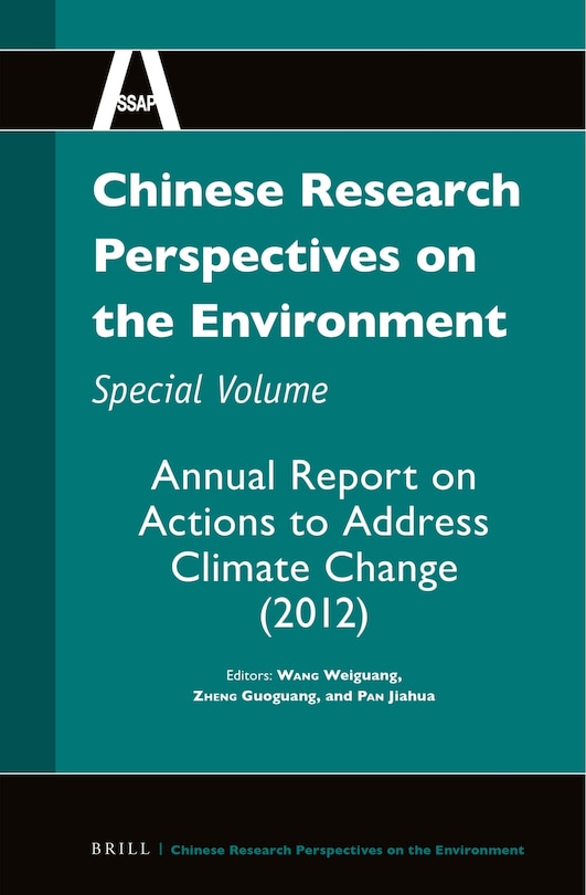 Chinese Research Perspectives On The Environment, Special Volume ...