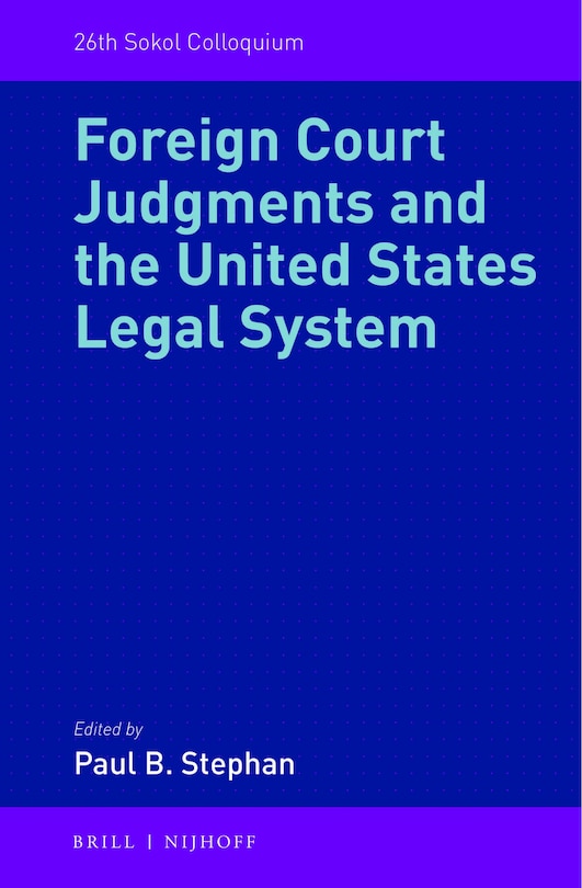 Foreign Court Judgments And The United States Legal System ('tc') | Indigo