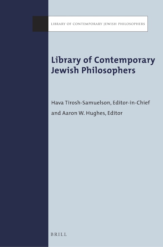 Library Of Contemporary Jewish Philosophers (pb Set) Volumes 11-15 ('tp ...