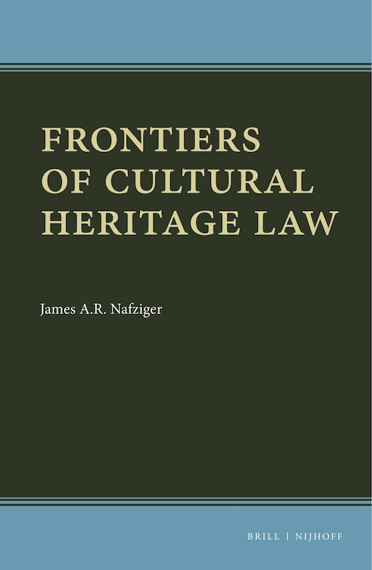 Frontiers Of Cultural Heritage Law ('tc') | Indigo