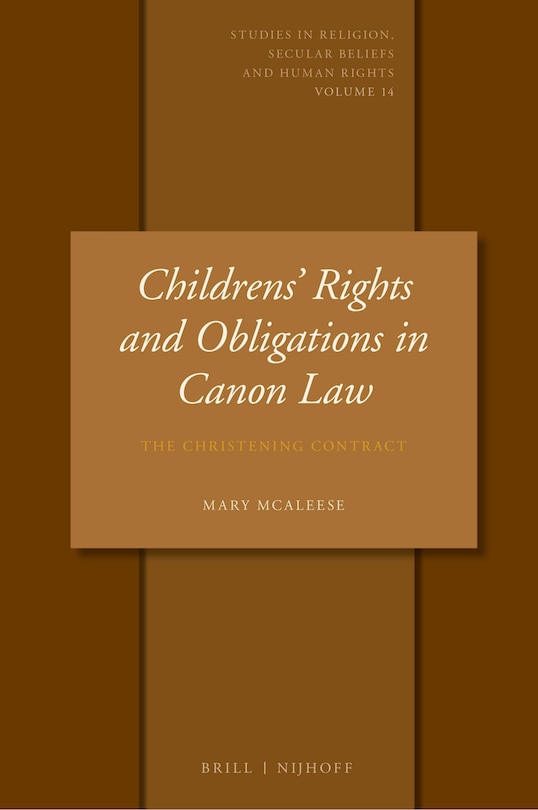 Children's Rights And Obligations In Canon Law: The Christening ...