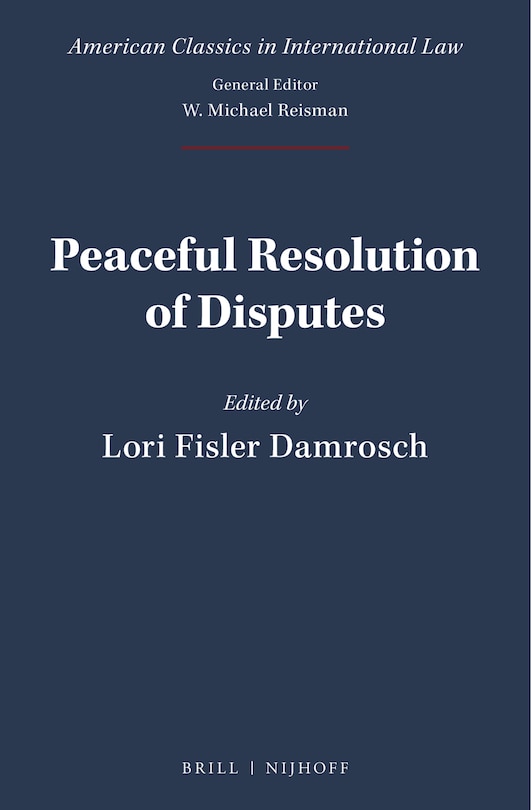 Peaceful Resolution Of Disputes ('tc') | Indigo