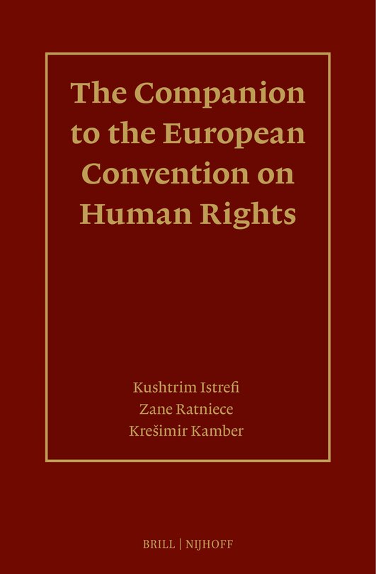 The Companion To The European Convention On Human Rights ('tc') | Indigo