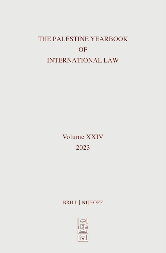 Palestine Yearbook Of International Law (2023) ('tc') | Indigo