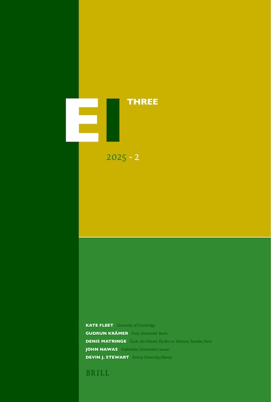 Encyclopaedia Of Islam - Three 2025-2 ('tp') | Indigo