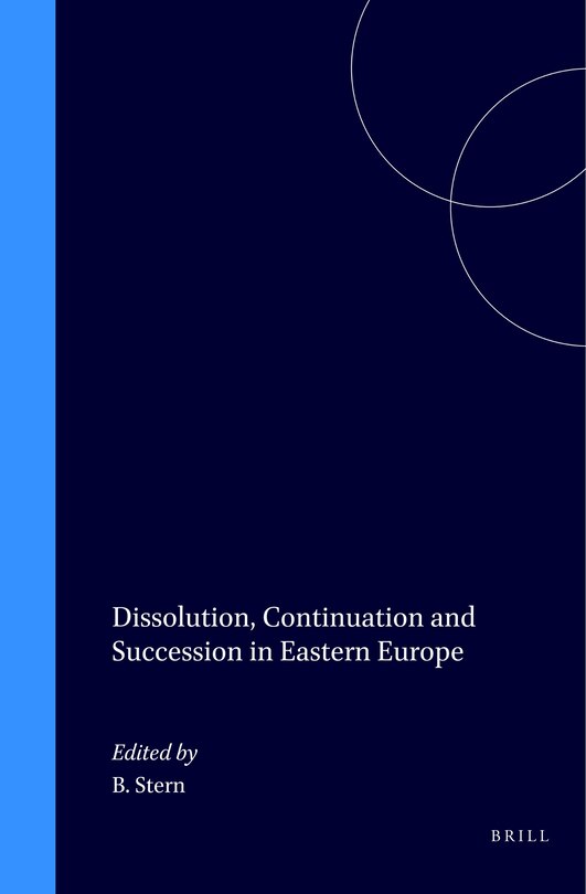 Dissolution, Continuation And Succession In Eastern Europe ('tc') | Indigo
