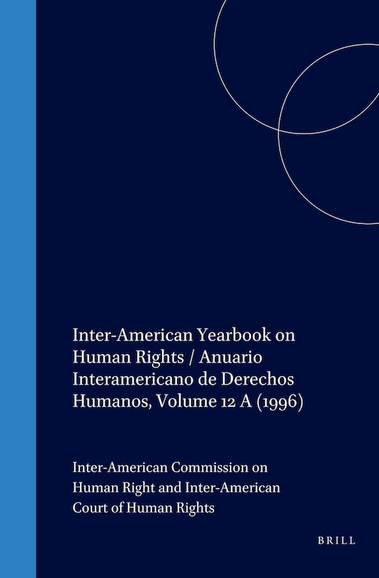Inter-american Yearbook On Human Rights / Anuario Interamericano De ...