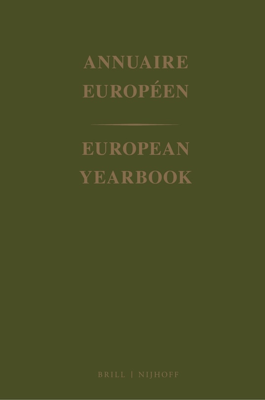 European Yearbook / Annuaire Européen, Volume 45 (1997) ('tc') | Indigo