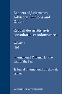 Reports Of Judgments, Advisory Opinions And Orders / Recueil Des Arrêts ...