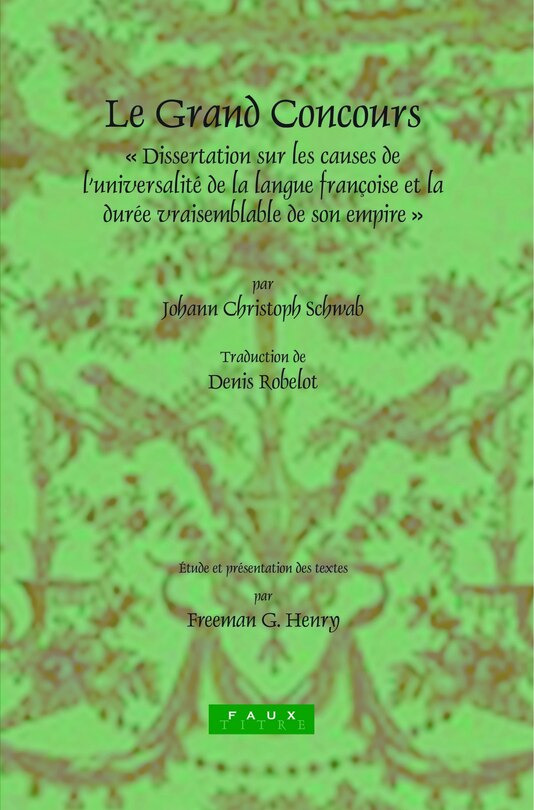 Le Grand Concours: Dissertation Sur Les Causes De L’universalité De La ...