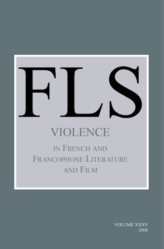 Violence In French And Francophone Literature And Film ('tp') | Indigo