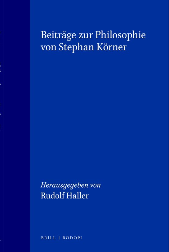Beiträge Zur Philosophie Von Stephan Körner ('tp') | Indigo