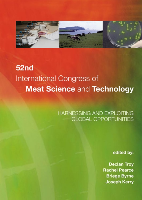 52nd International Congress Of Meat Science And Technology: Harnessing ...