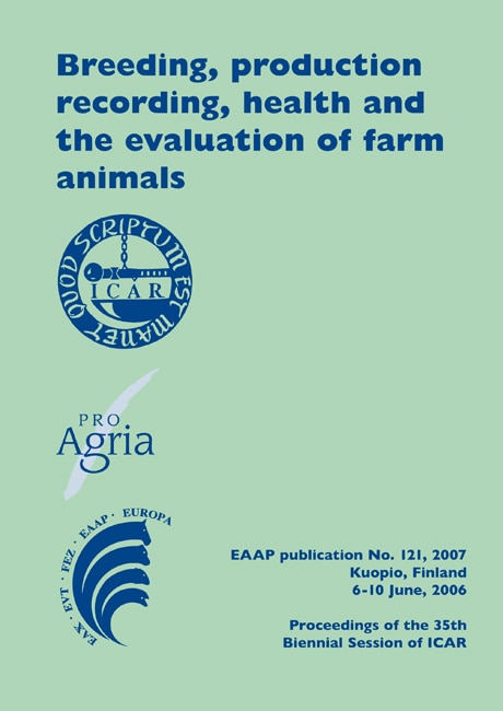 Breeding, Production Recording, Health And The Evaluation Of Farm ...