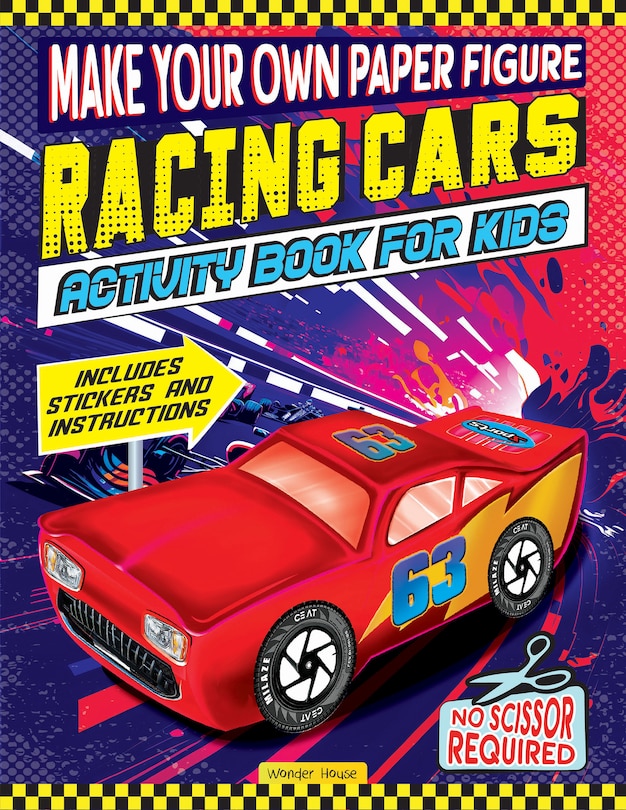 Make Your Own Paper Figure - Racing Cars (activity Book For Kids) Book ...
