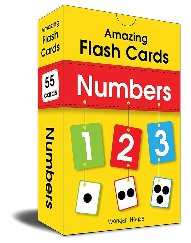 Amazing Flash Cards Numbers: Early Development Of Preschool Toddler (55 ...