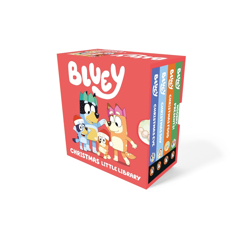 Bluey: Christmas Little Library 4-book Box Set Book By Penguin Young ...