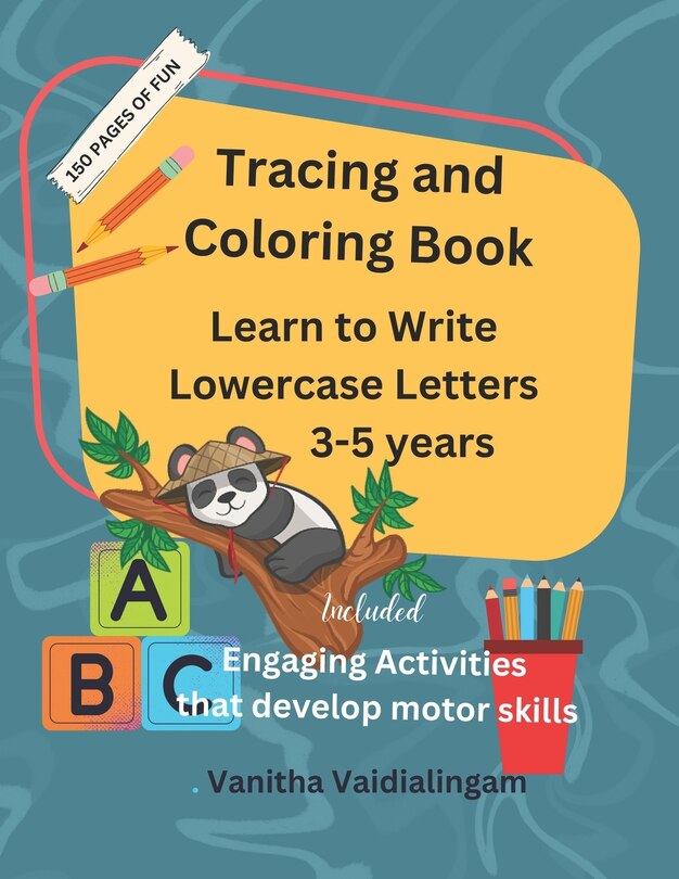 Tracing And Coloring Letters: Learn To Write Lowercase Letters 3-5 ...