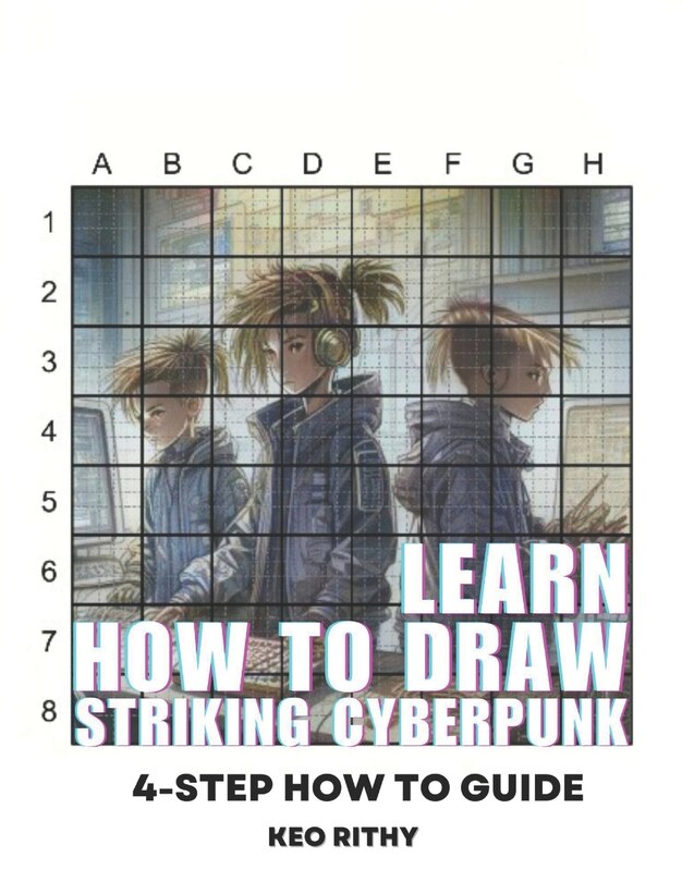Learn How To Draw Striking Cyberpunk: 4-step How To Guide Book By Keo ...