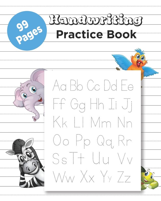 Handwriting Practice Book: 99 Pages English Handwriting Practice Book ...