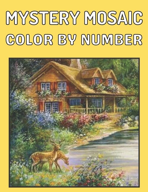 New Large Print Mystery Mosaics Color By Number: An Adults Color Quest ...