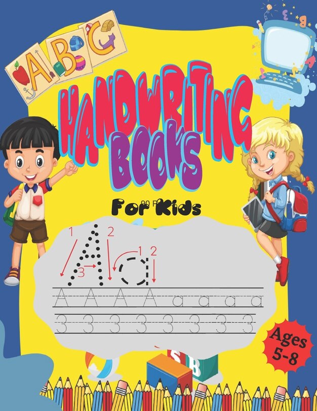 Handwriting Books For Kids Ages 5-8: Printing Workbook For Grades 1, 2 ...