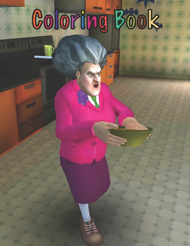 Scary Teacher Coloring Book: Awesome Over 40 Pages Of High Quality ...